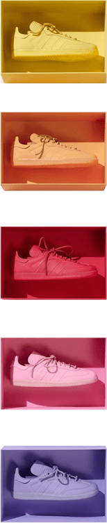 The New Pharrell Adidas Samba Colorways Are Pure Joy!