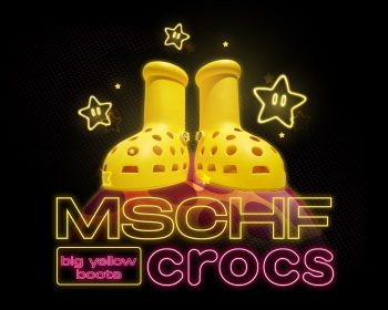 MSCHF Crocs - Big Yellow Boots to Go with Your Red Ones!